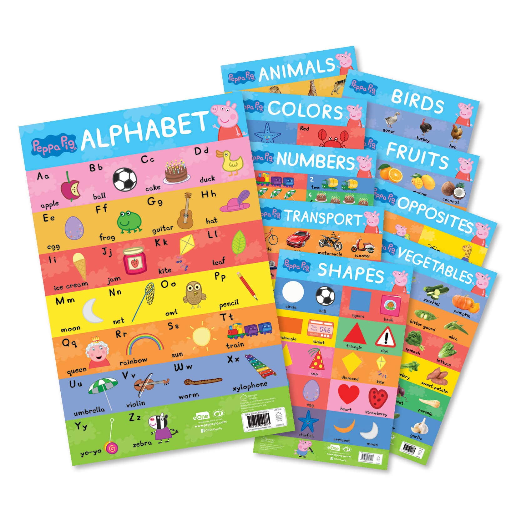 Peppa Pig - My First Early Learning Charts : Learning With Peppa (10 ...