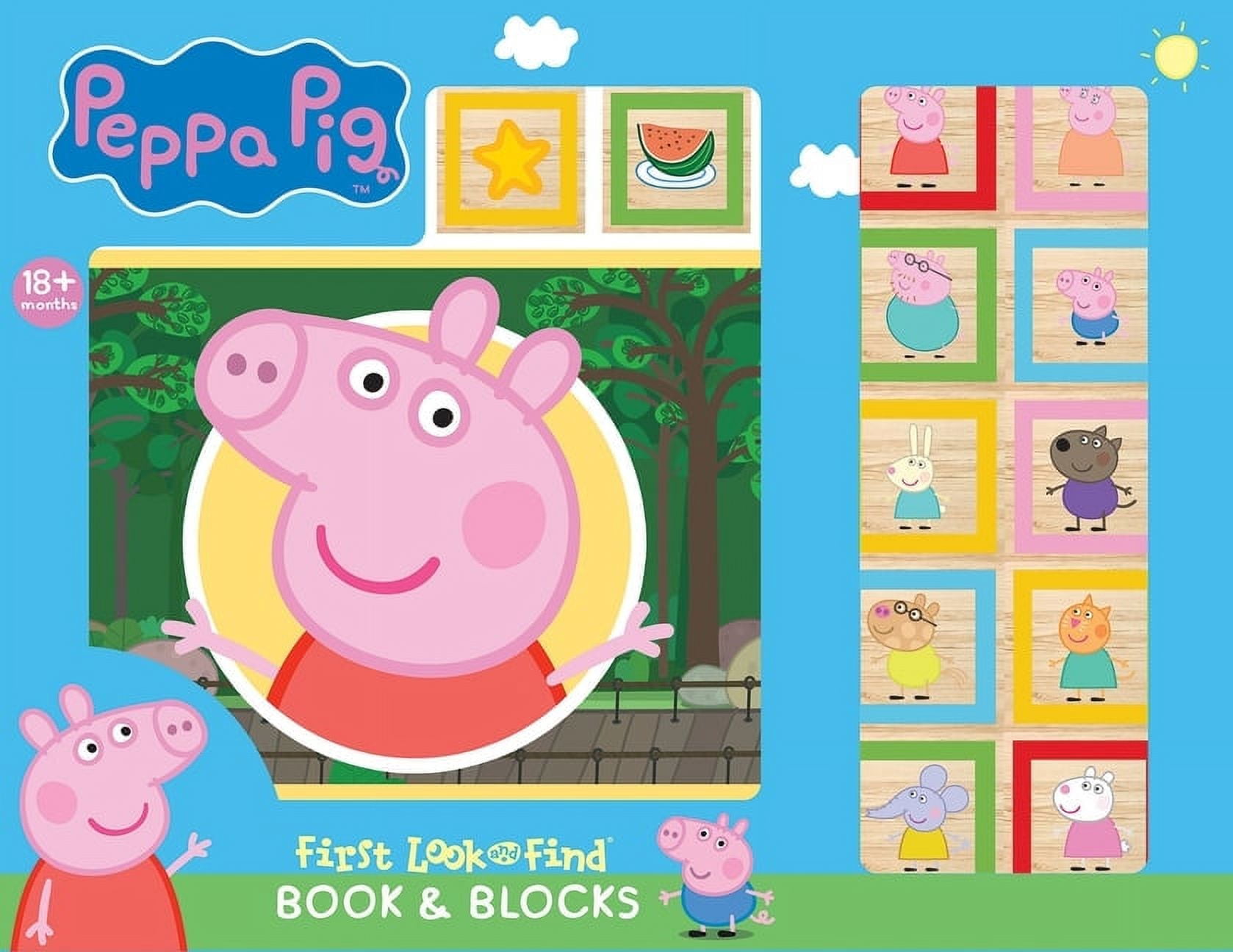 Peppa Pig: First Look and Find Book & Blocks (Other) - Walmart.com