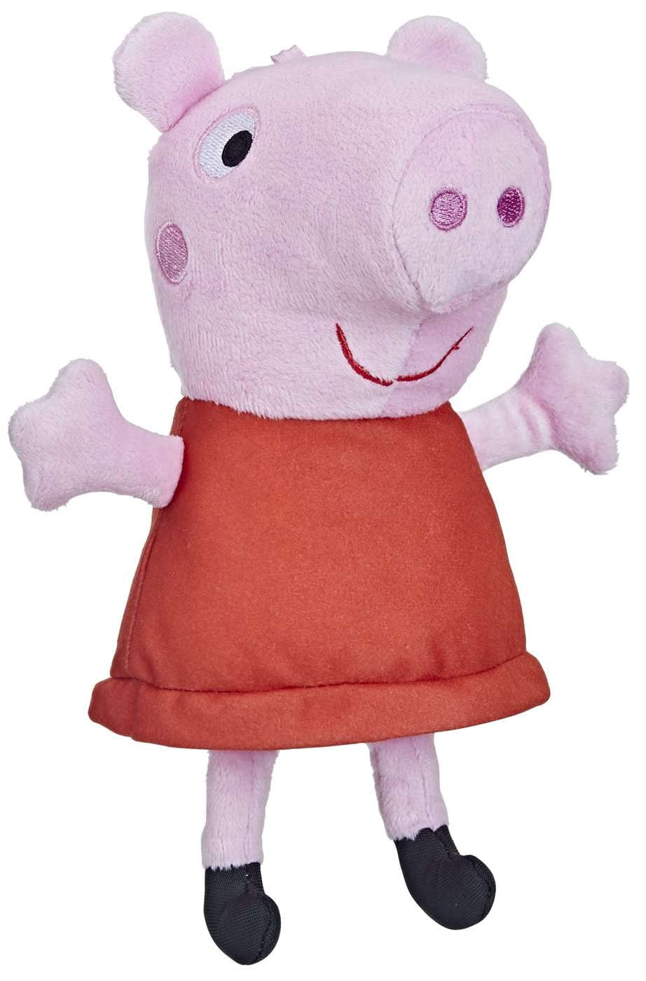 Peppa Pig Toys Giggle & Snort Plushie Stuffed Animal with Sound Effects ...