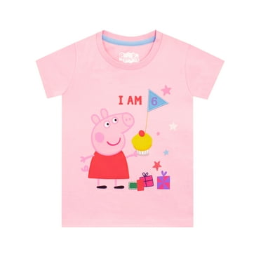 Peppa Pig Girls Pretty Peppa T-Shirt White Sizes 3T-8 - Walmart.com
