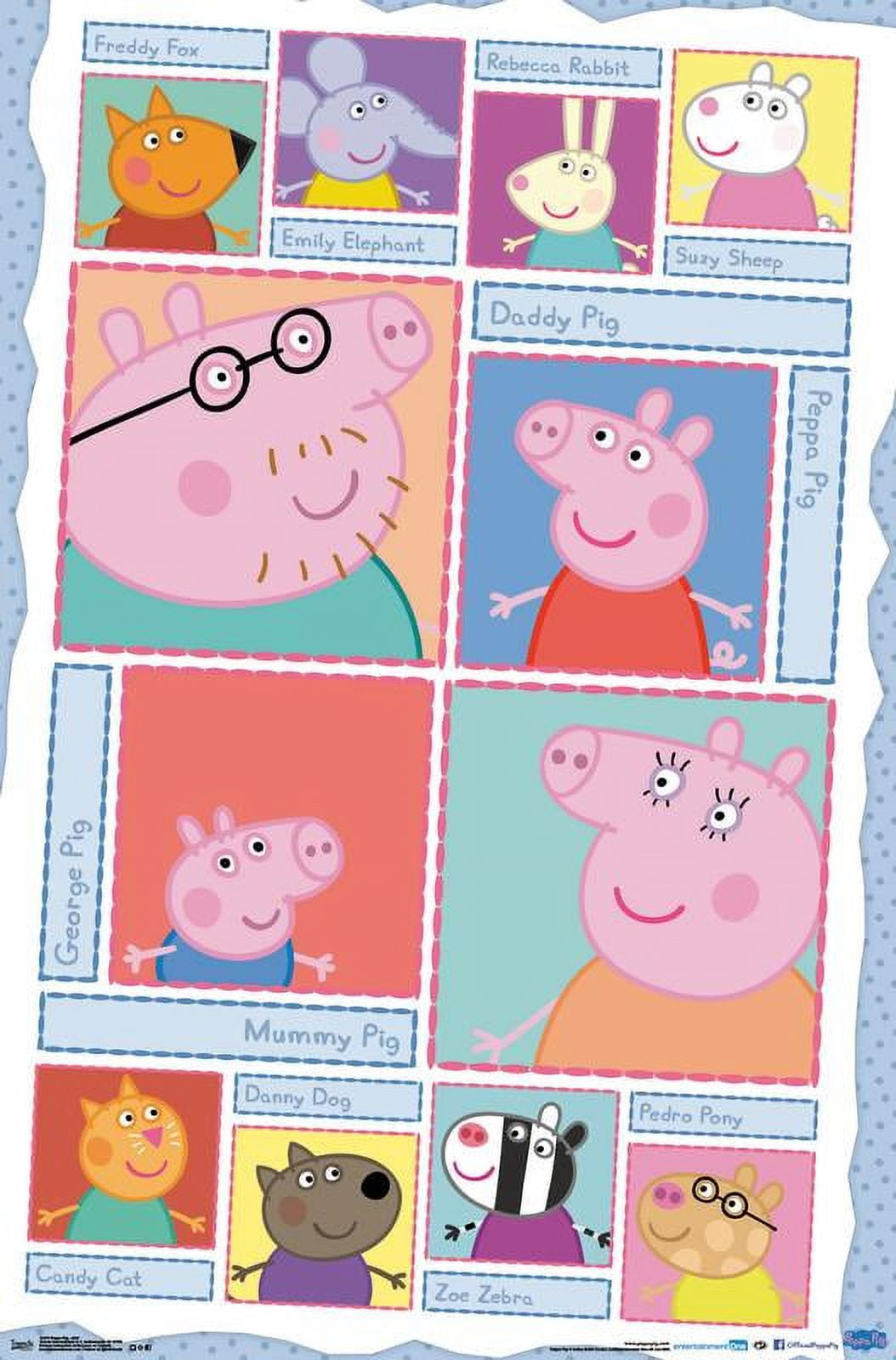 Peppa Pig - Grid Wall Poster, 22.375" x 34" - Walmart.com