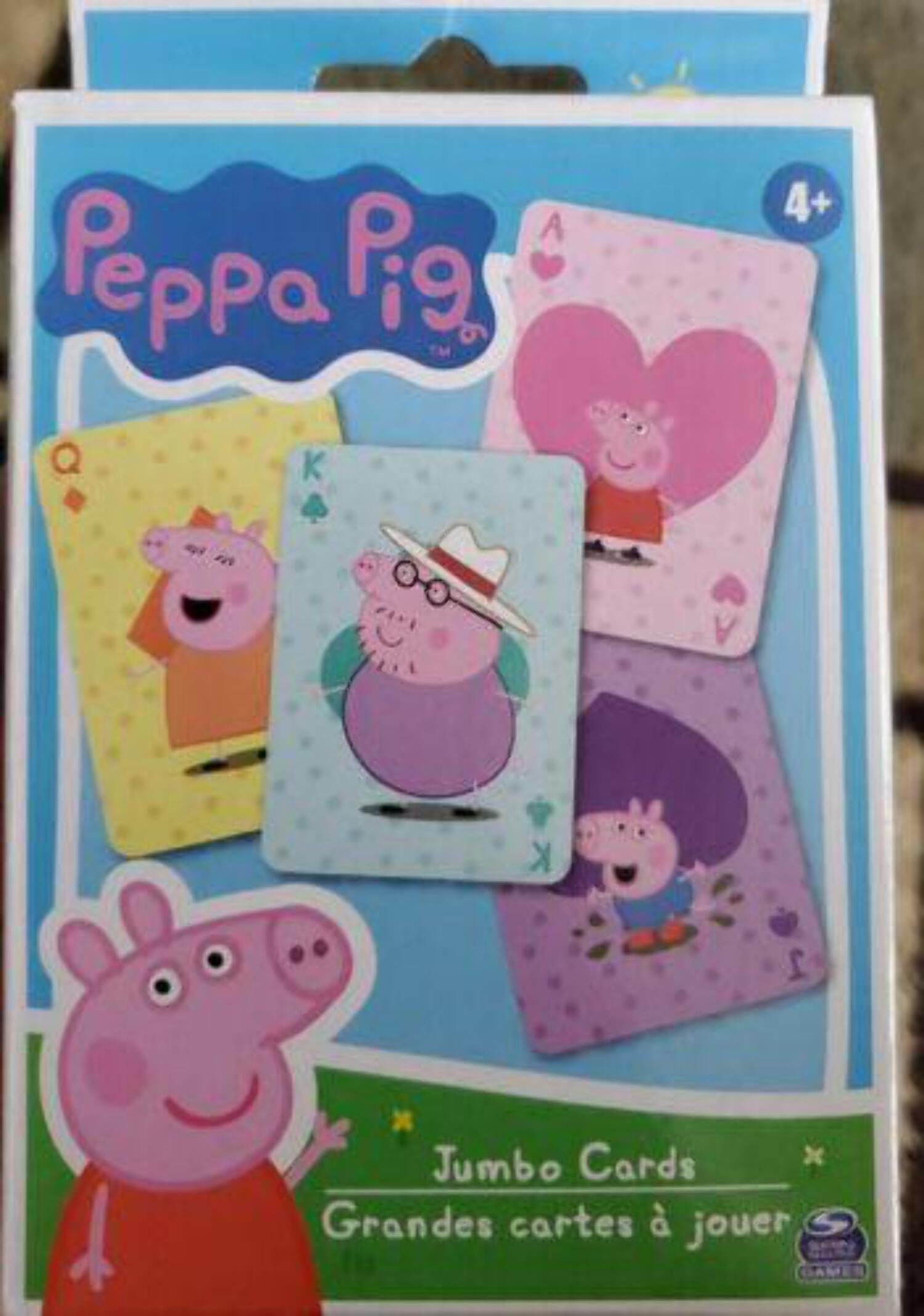Peppa Pig Jumbo Playing Cards - Walmart.com