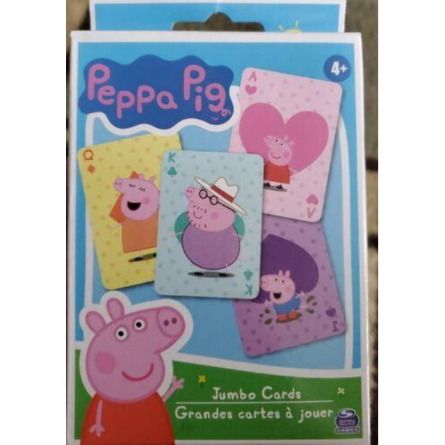 Peppa Pig Jumbo Playing Cards - Walmart.com