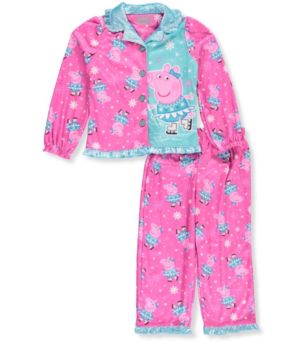 Peppa Pig Little Girls' Toddler 2-Piece Pajamas (Sizes 2T - 4T ...