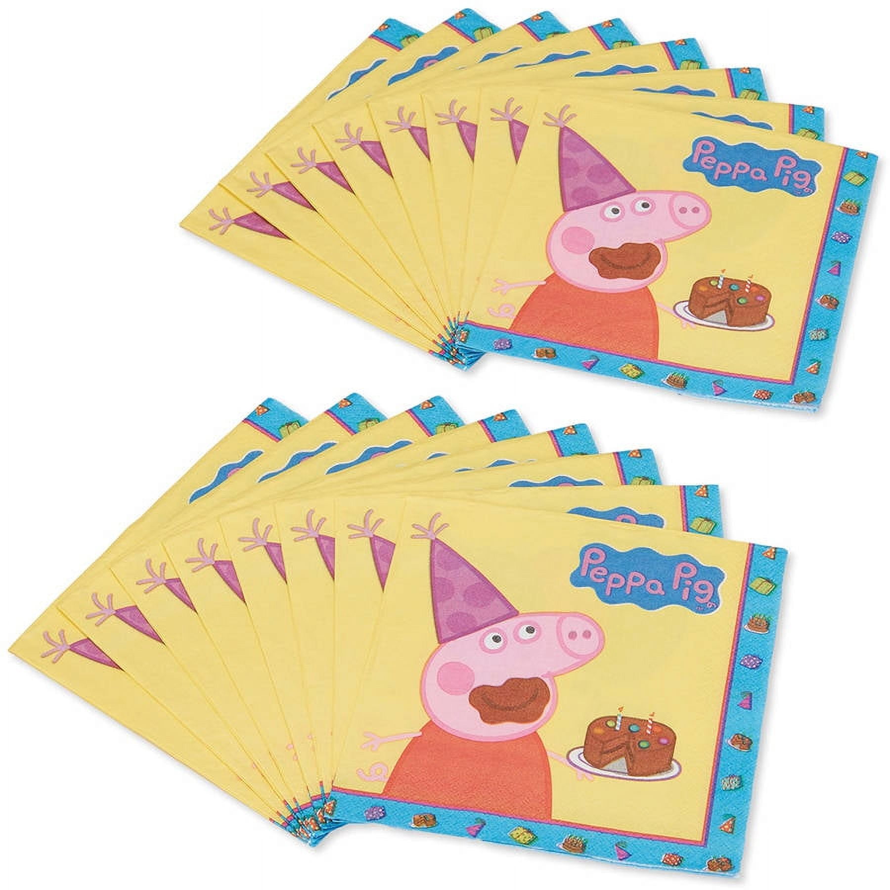 Peppa Pig Lunch Napkins (16 Count) - Walmart.com