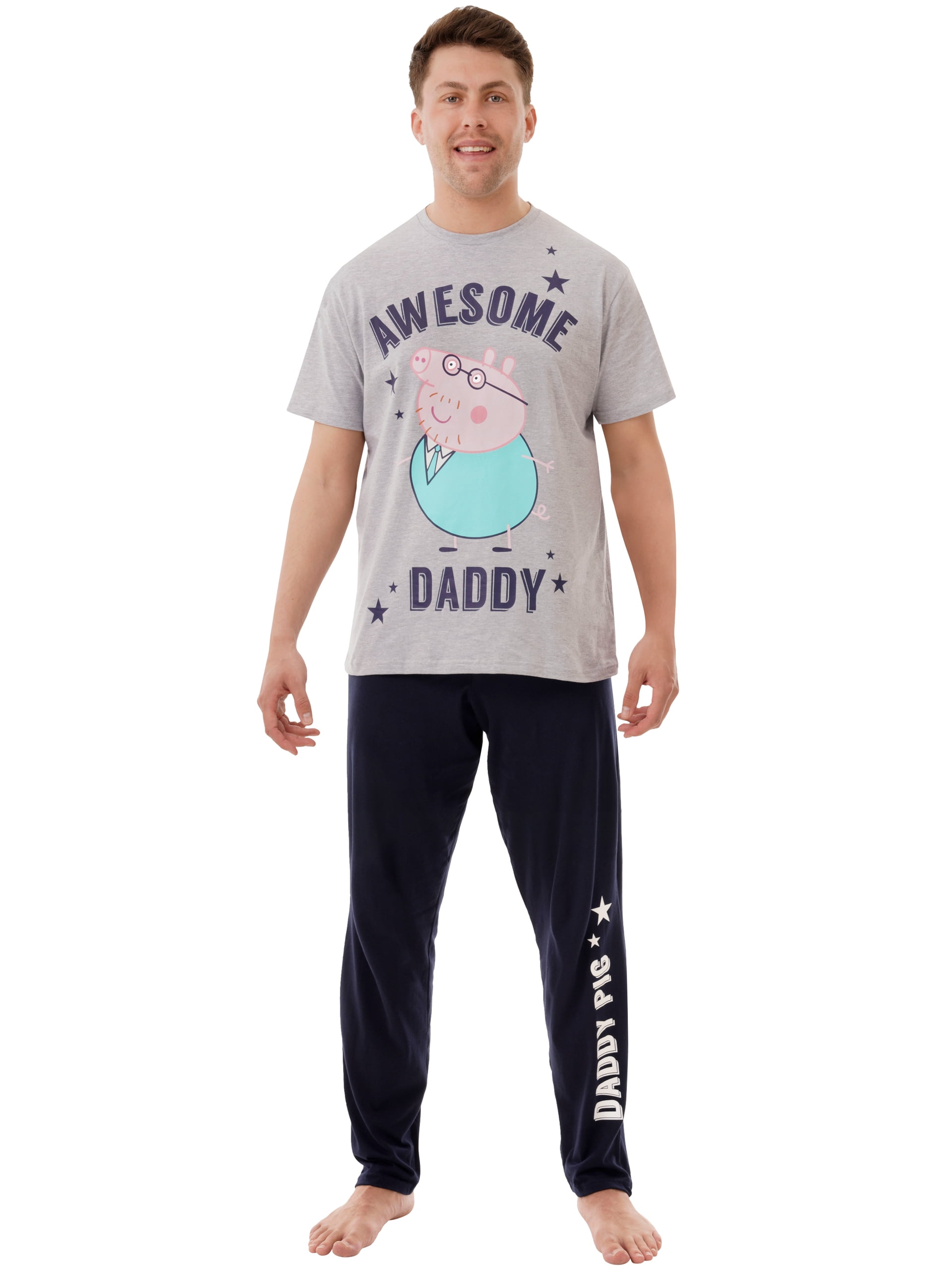 Peppa Pig Mens Daddy Pig Short Sleeve Pajamas Sizes S-XXL - Walmart.com