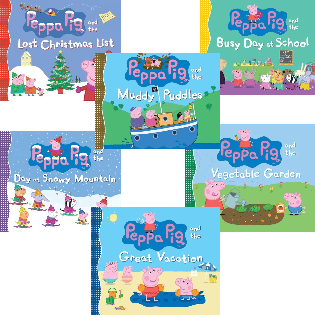 Peppa Pig and the Muddy Puddles, Peppa Pig and the Great Vacation ...