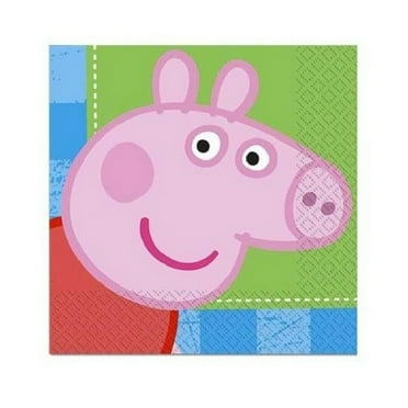 Princess Peppa Pig Napkins 32 Count - Princess Peppa Pig Party Supplies ...