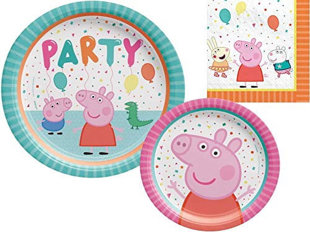 Peppa Pig Party Supplies Bundle Pack for 8 - Walmart.com
