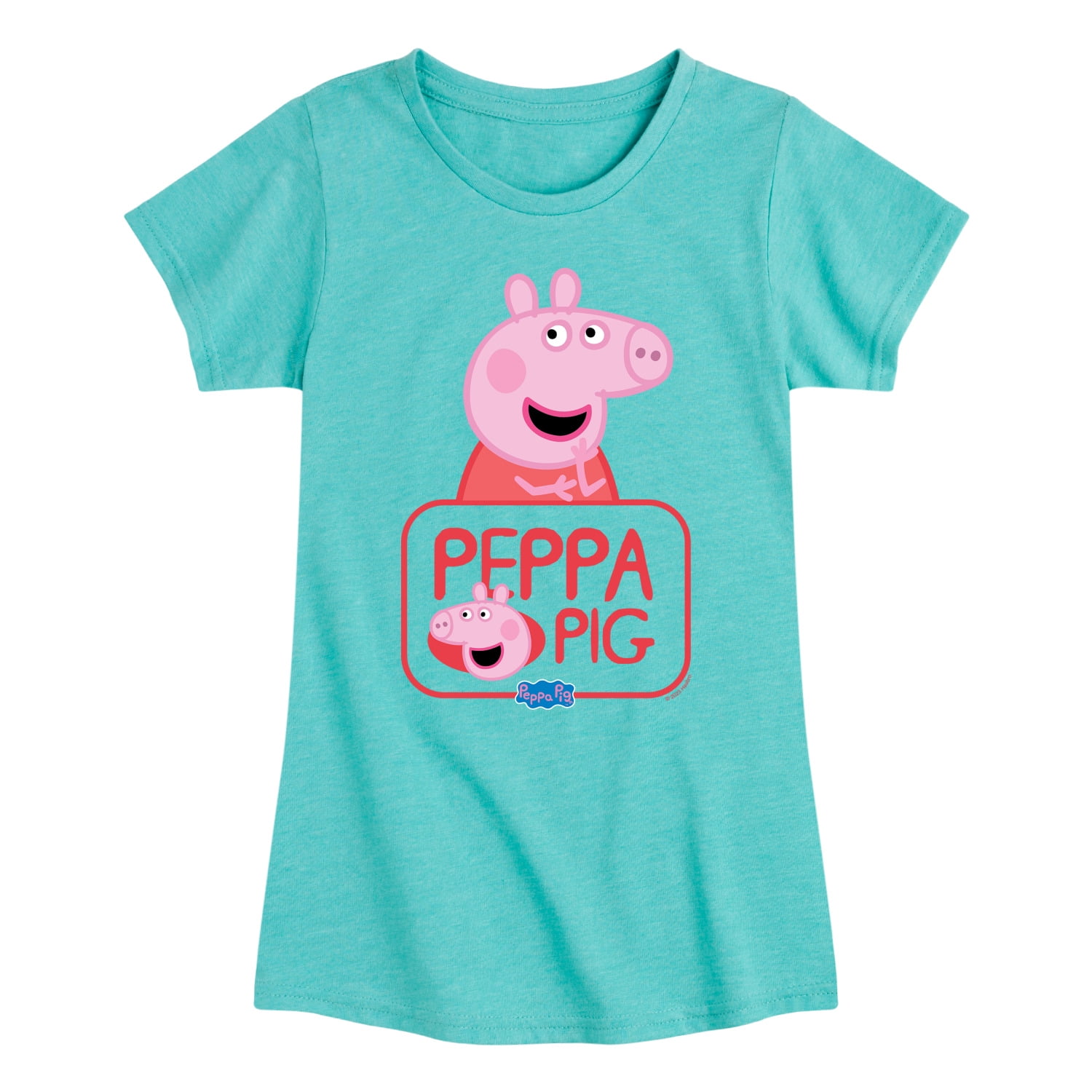 Peppa Pig - Peppa Pig - Girls Toddler And Youth Fitted Short Sleeve Tee ...