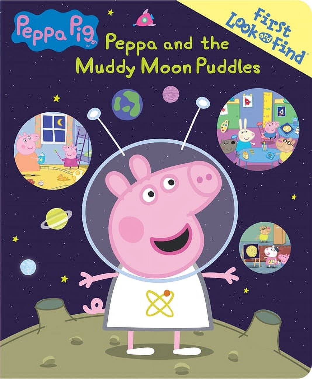 Peppa Pig: Peppa and the Muddy Moon Puddles First Look and Find, (Board ...