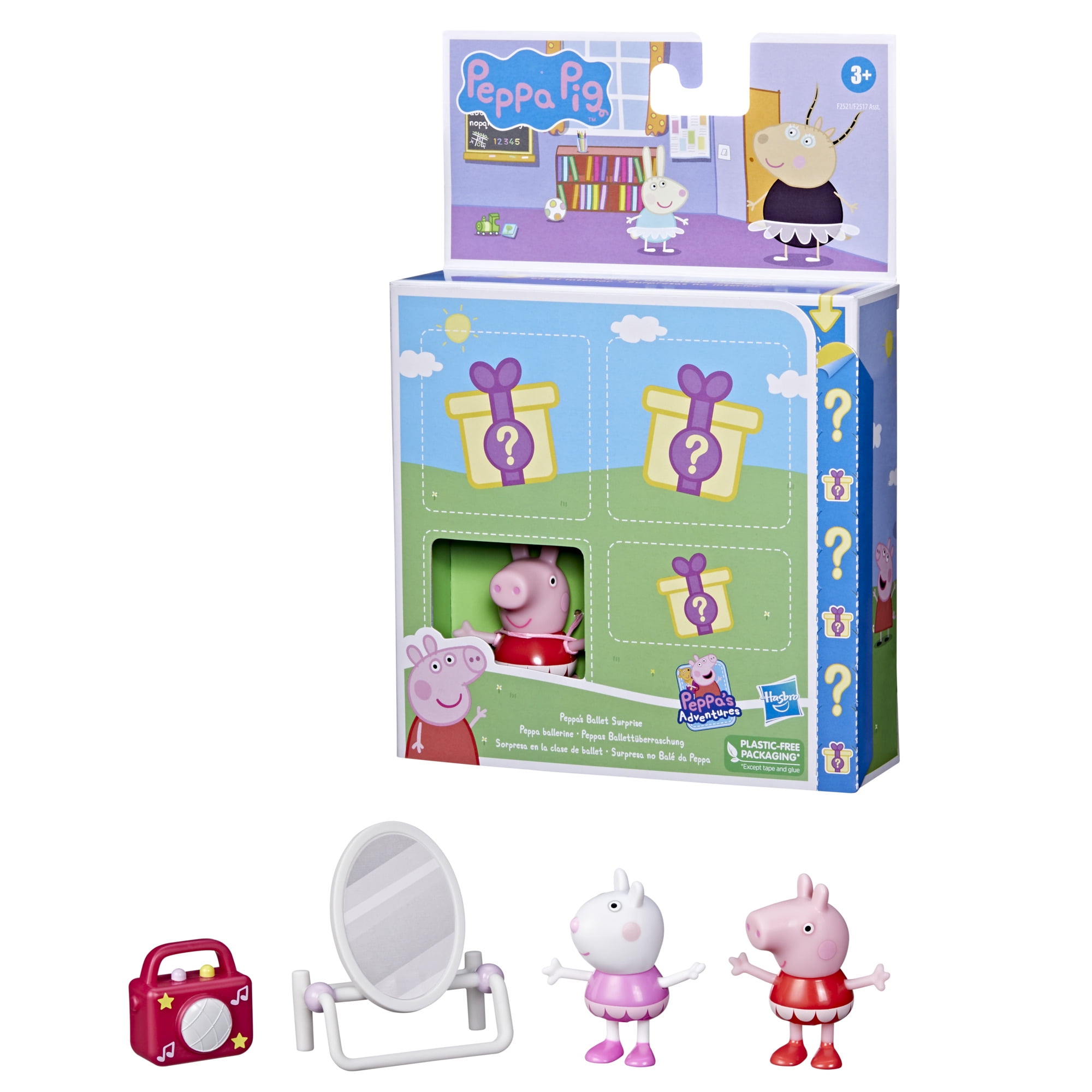 Peppa Pig Peppa’s Adventures Peppa’s Ballet Surprise Figure and ...