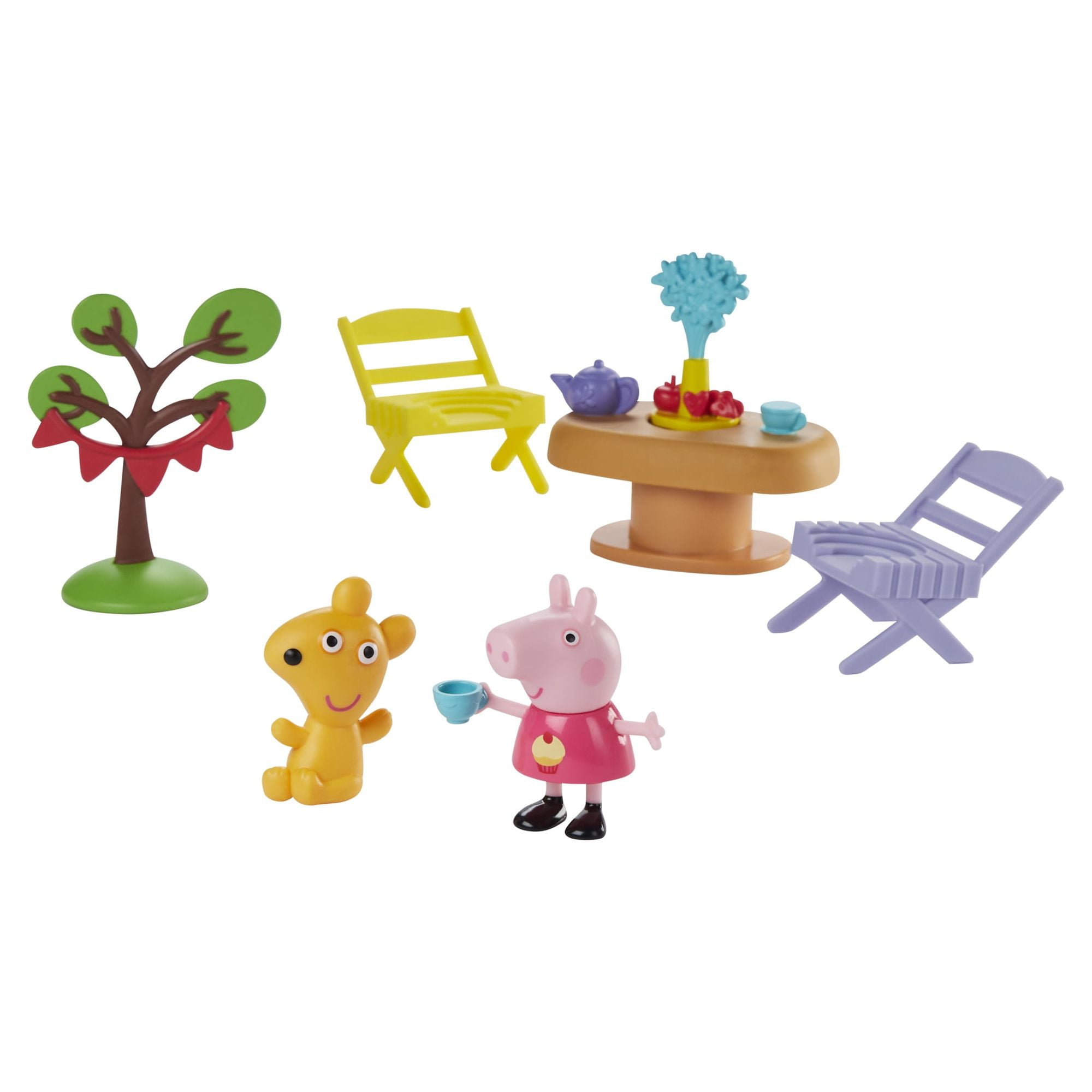 Peppa Pig Peppa's Adventures Tea Time with Peppa Accessory Playset, 5 ...