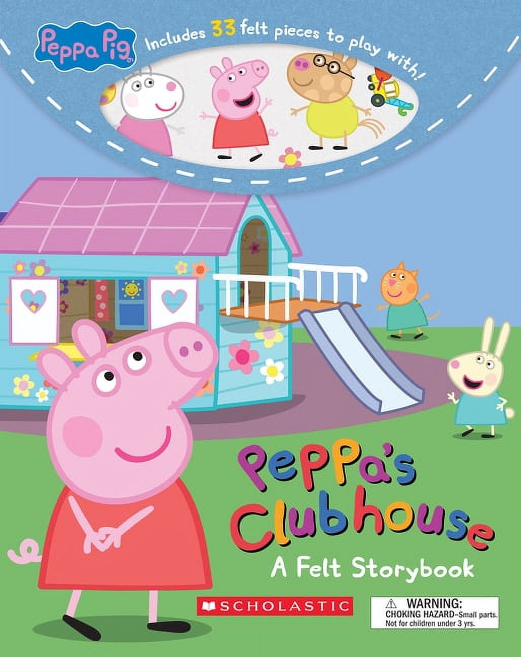 Peppa Pig: Peppa's Clubhouse, (Hardcover) - Walmart.com