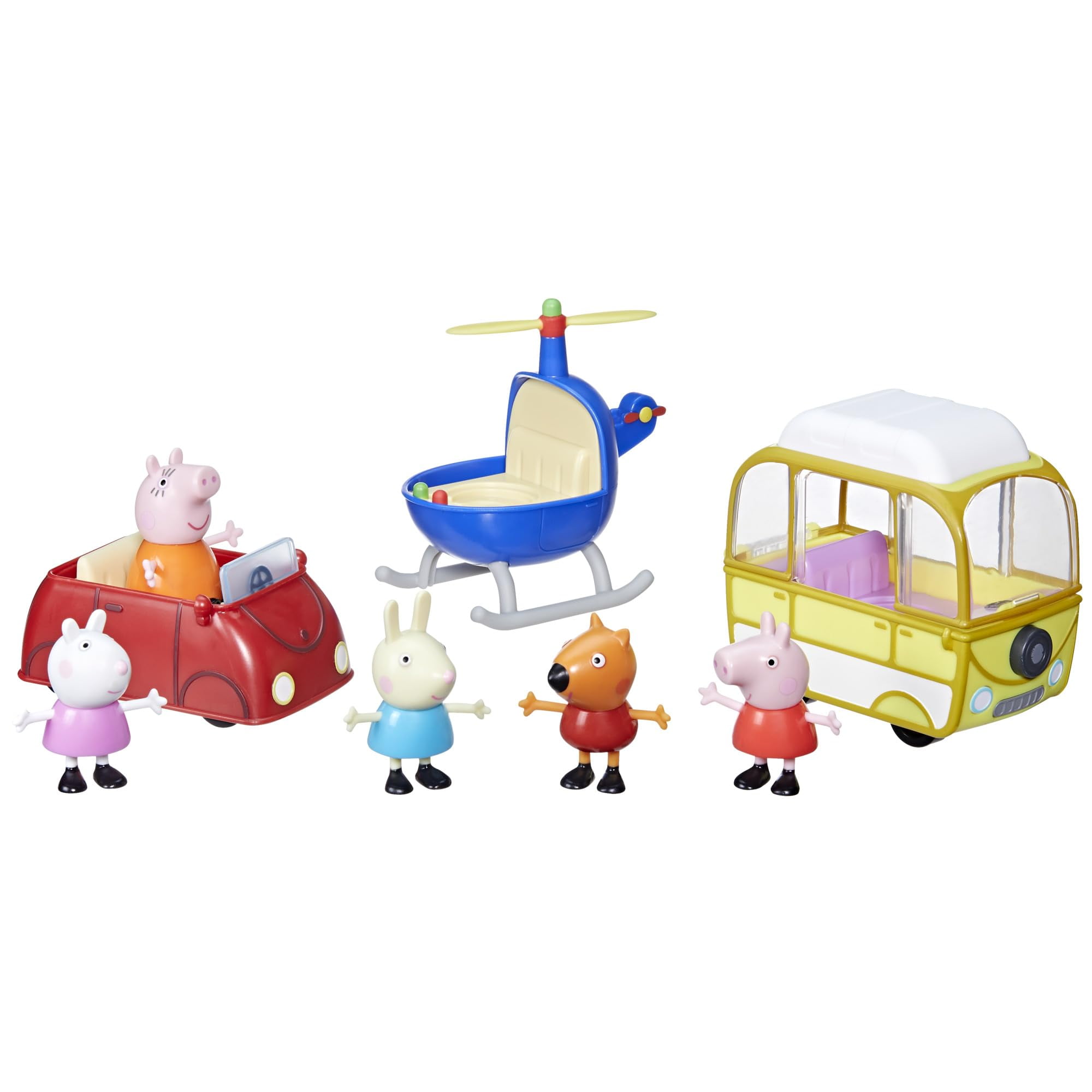 Peppa Pig Peppa's Little Vehicle Playset for Girls and Boys, Includes ...