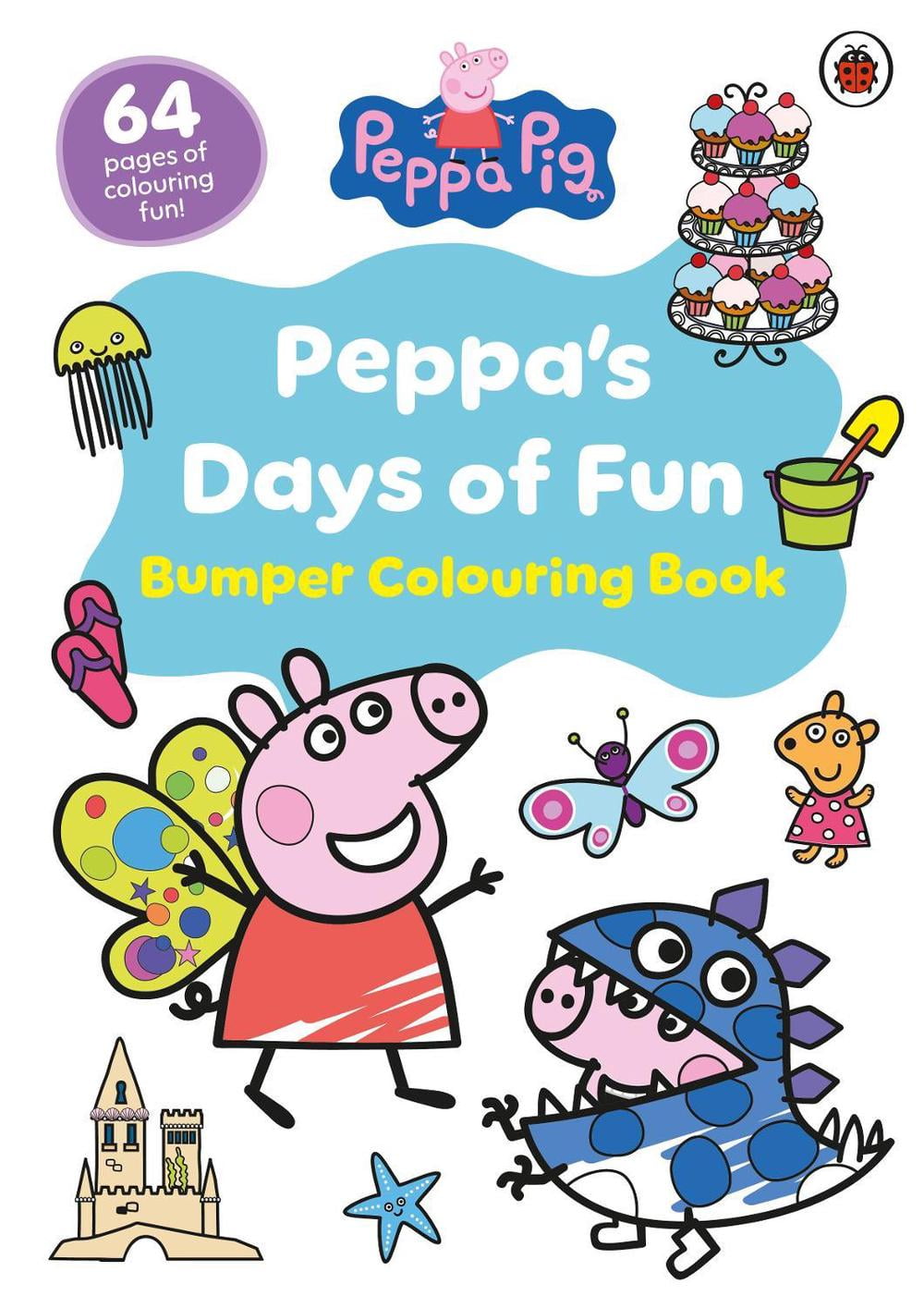 Peppa Pig: Peppas Days of Fun Bumper Colouring Book - Walmart.com