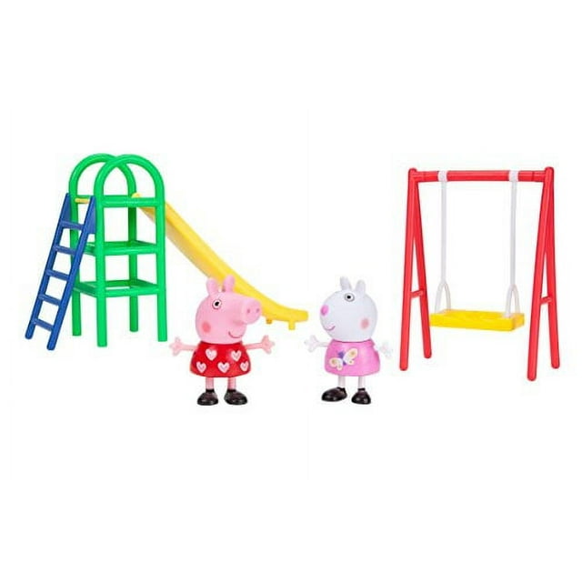 Peppa Pig Playground Fun Playtime Set - Walmart.com