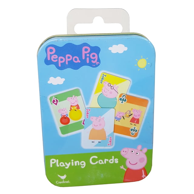 Peppa Pig Playing Cards in Mini Tin - Walmart.com
