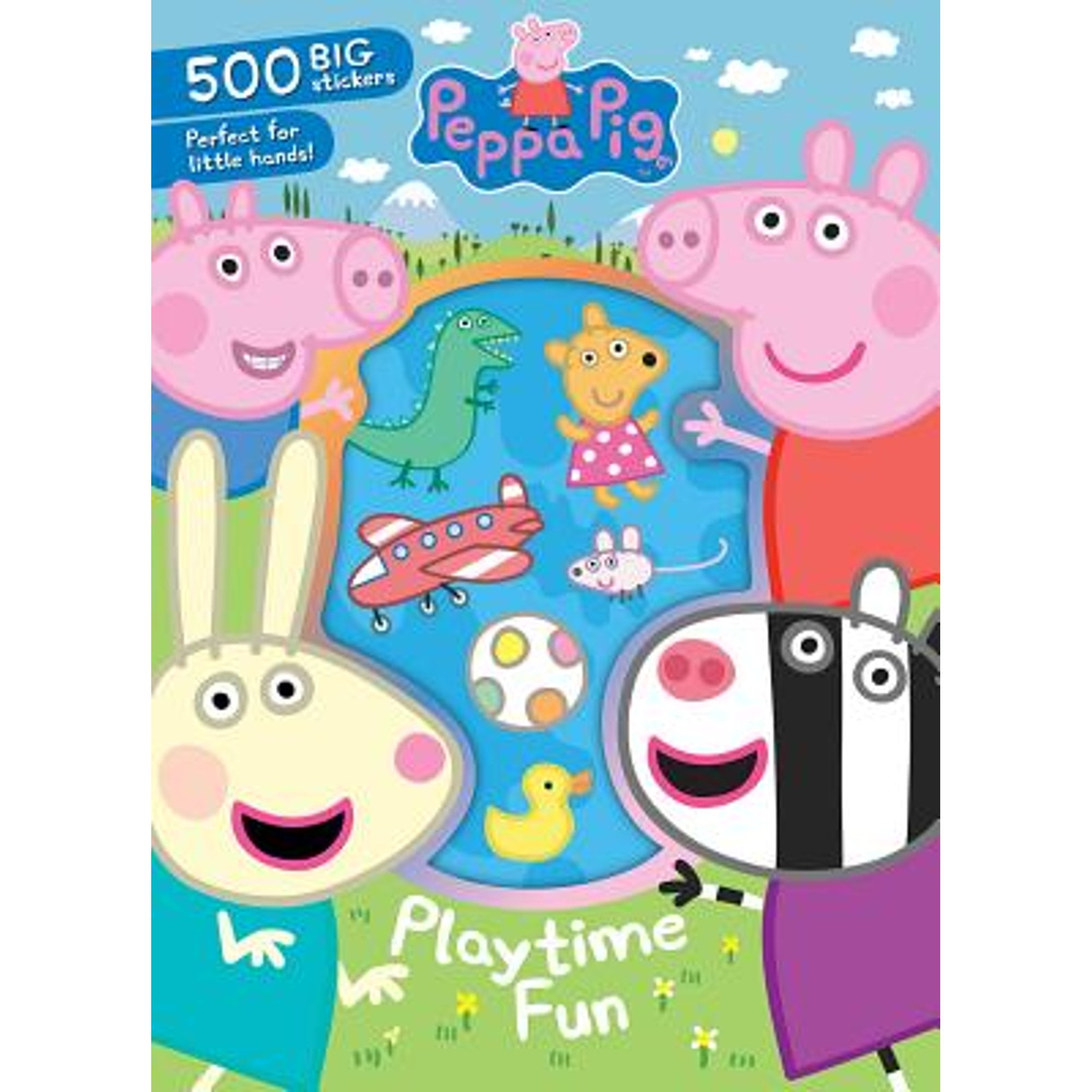 Pre-Owned Peppa Pig Playtime Fun: 500 Big Stickers Perfect for Little ...