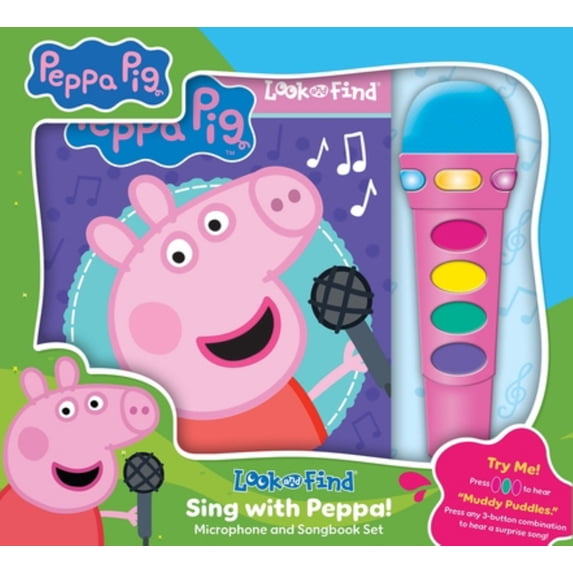 Peppa Pig - Sing with Peppa! Karaoke Microphone & Look and Find Sound ...