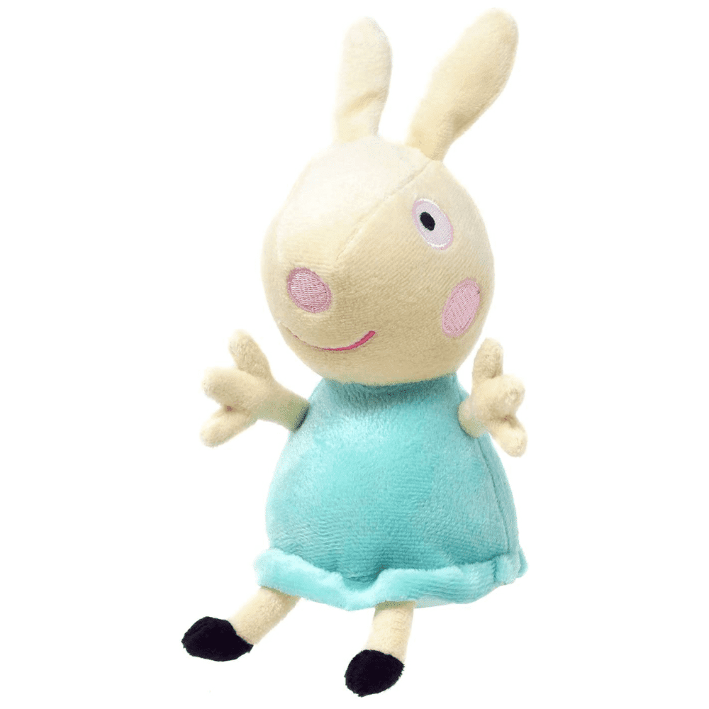 Peppa Pig Super Soft & Cuddly 8 Inch Plush Toy, Rebecca Rabbit In Blue ...