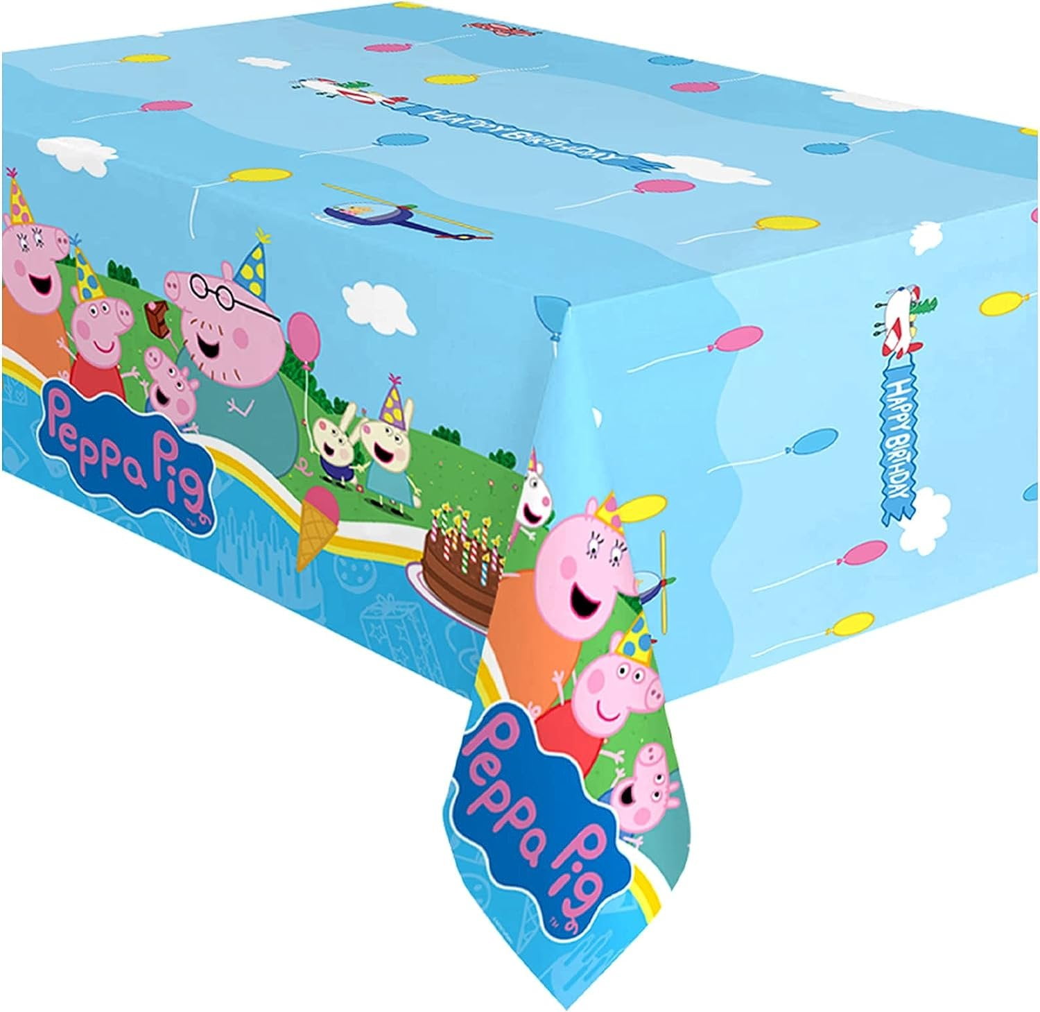 Peppa Pig Table Cover - Peppa Pig Party Supplies 2 Pack - Walmart.com
