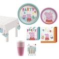 Peppa Pig Tableware Kit for 8 - 81 pc with Plates Napkins Cups and ...