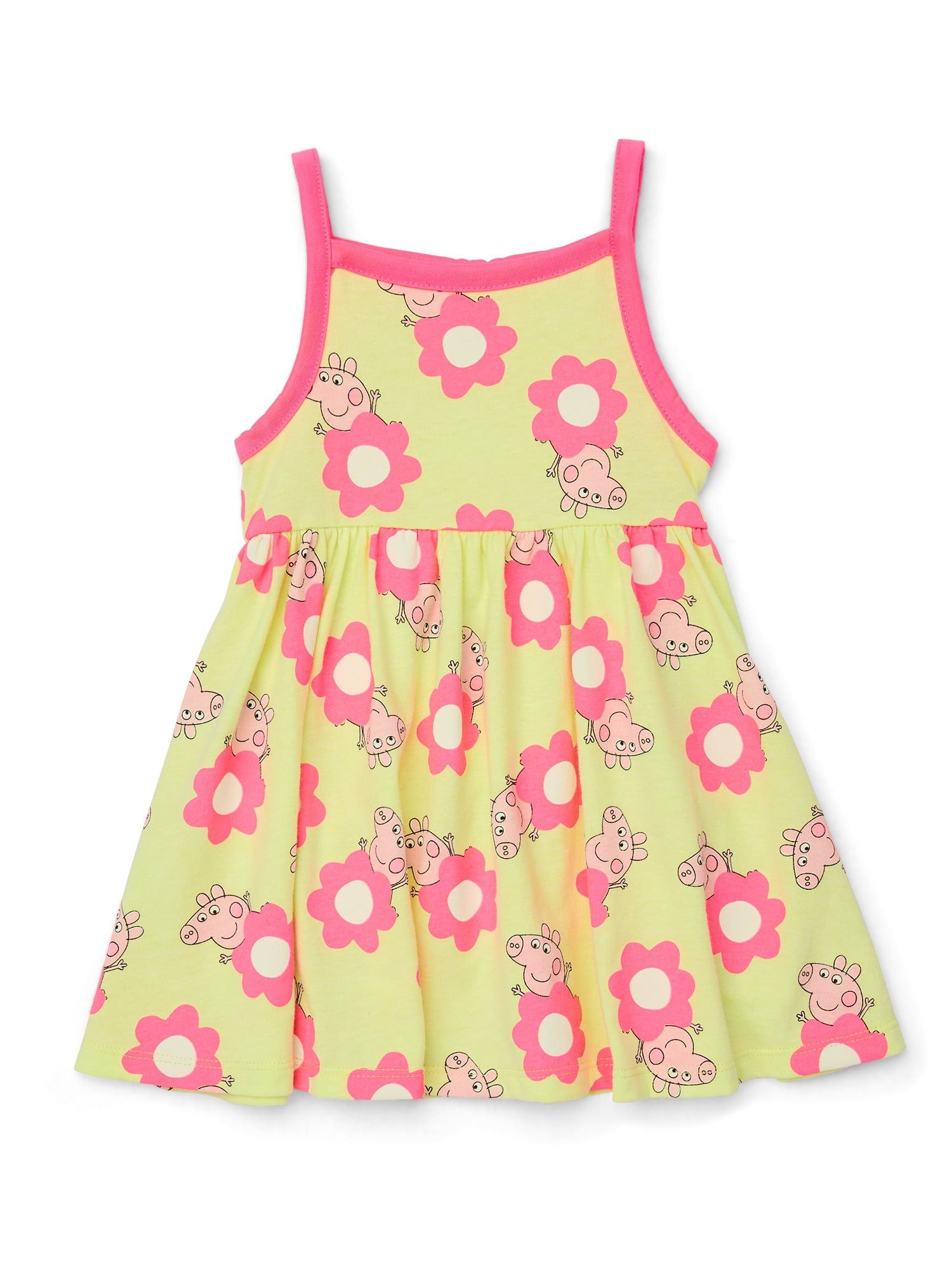Peppa Pig Toddler Girls Graphic Print Tank Dress, Sizes 12M-5T ...