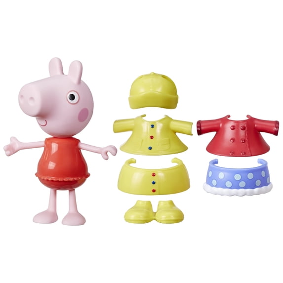 Peppa Pig, Dress-Up Toy, 6 inch Figure, with 6 Accessories - Walmart.com