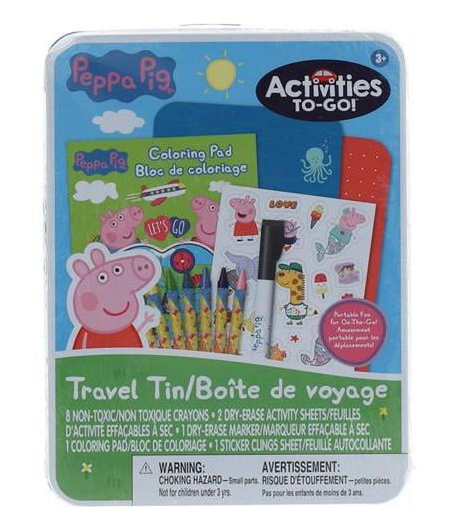 Peppa Pig Travel Tin Activities To-Go! - Walmart.com