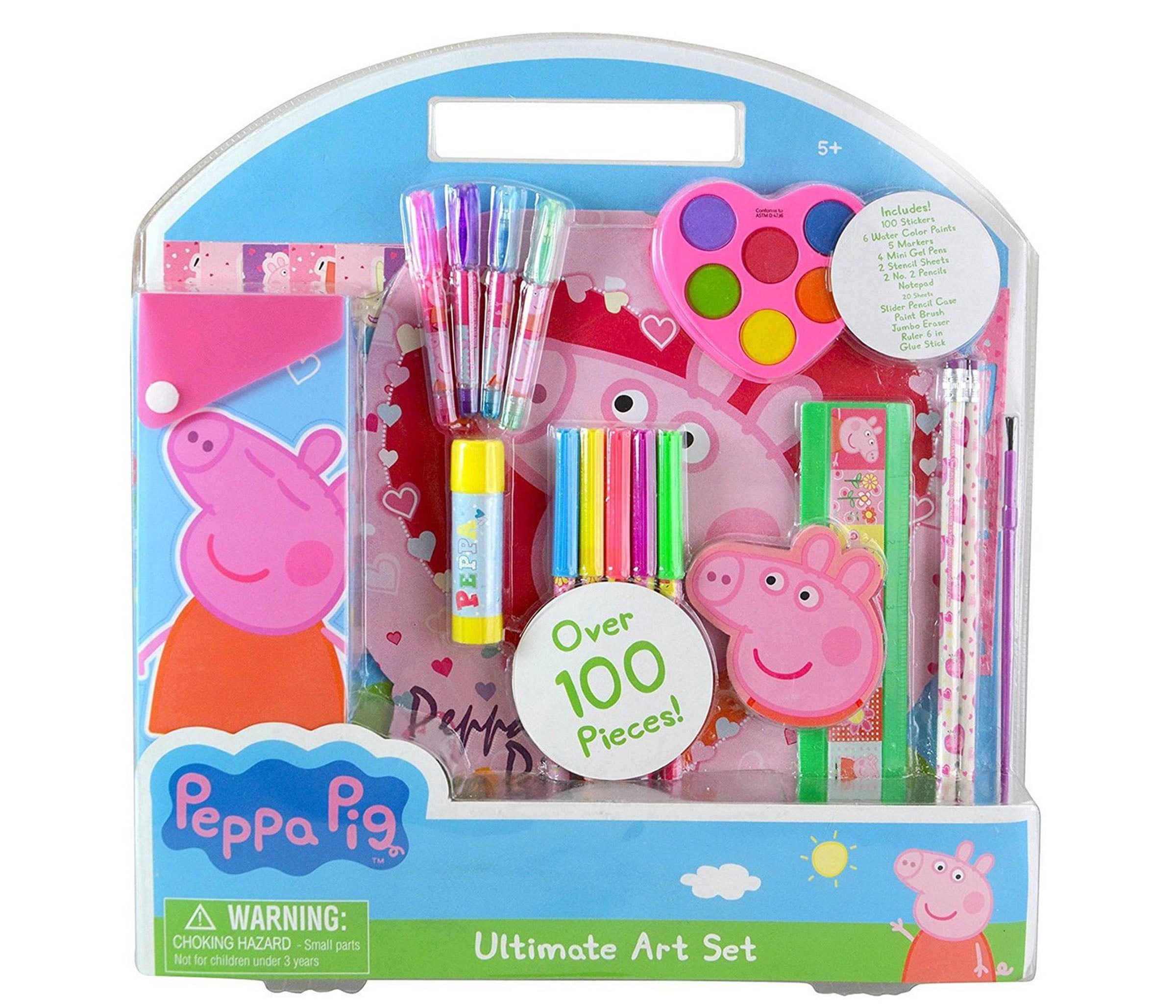 Innovative Designs Peppa Pig Ultimate Art Set (100pc Set) Arts and ...