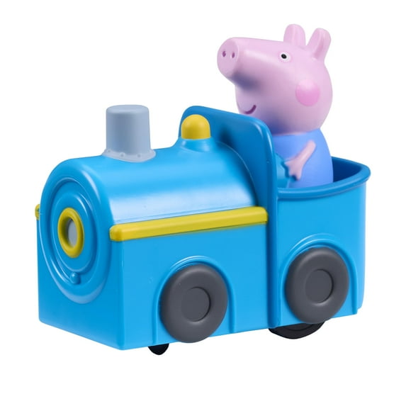 Peppa Pig Whizz Around GEORGE'S Little Blue Train Cars Motorised ...
