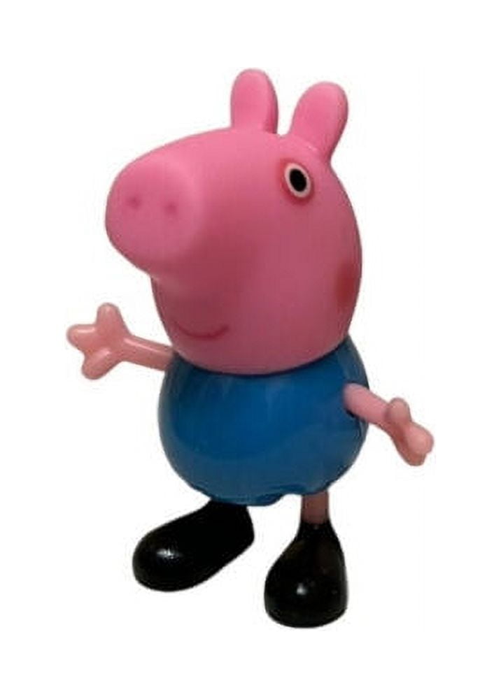 Peppa Pig’s Brother Blue George Pig Figure Cake Topper Pvc Figurine New ...