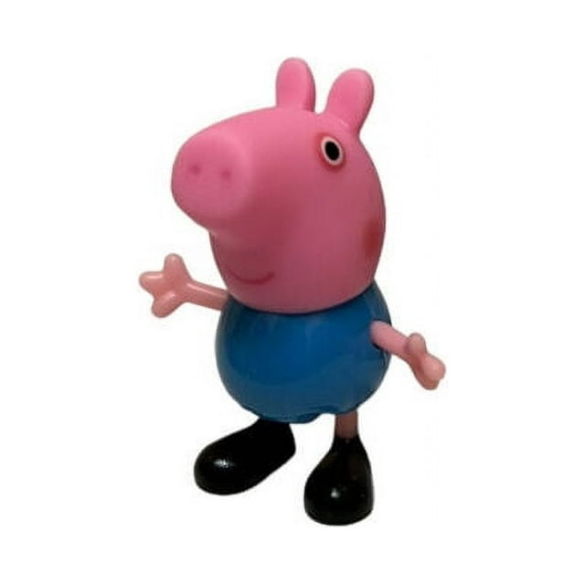 Peppa Pig’s Brother Blue George Pig Figure Cake Topper Pvc Figurine New ...