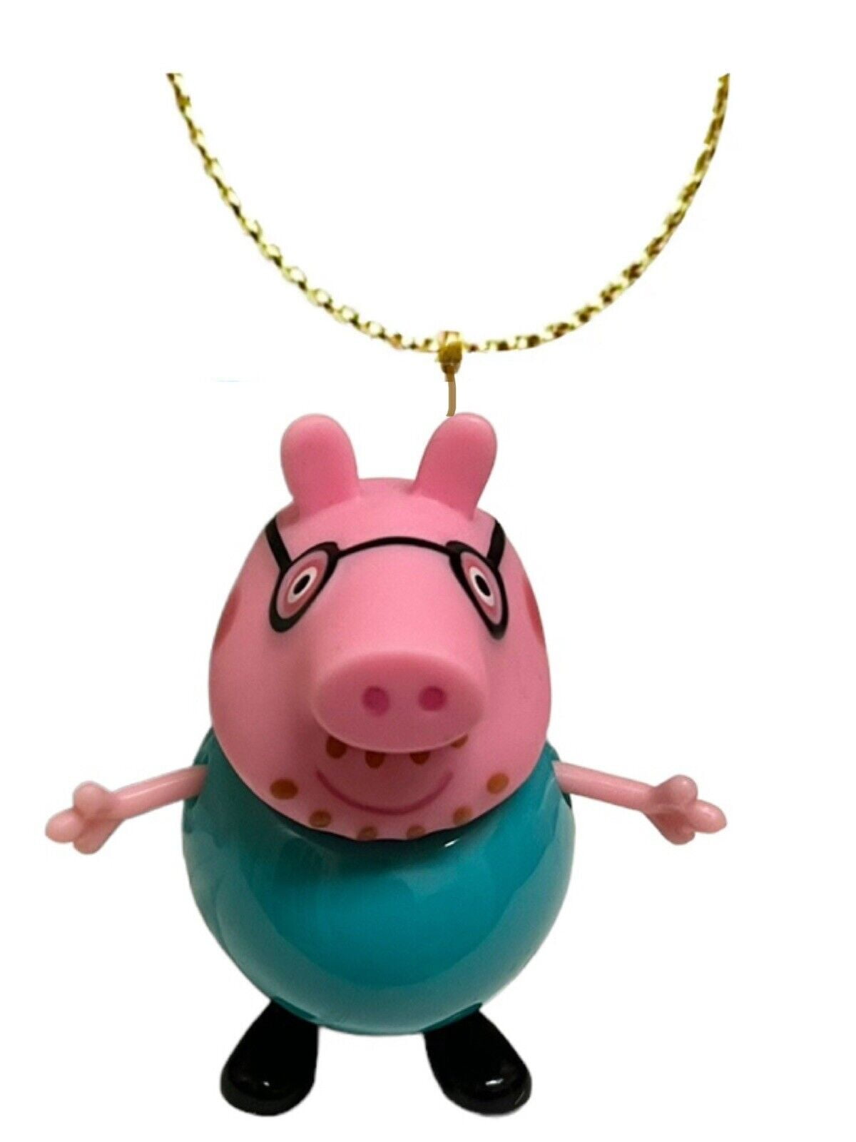 Peppa Pig’s Father Dad Daddy Pig Ornament Figure Pvc Figurine 3” Charm ...