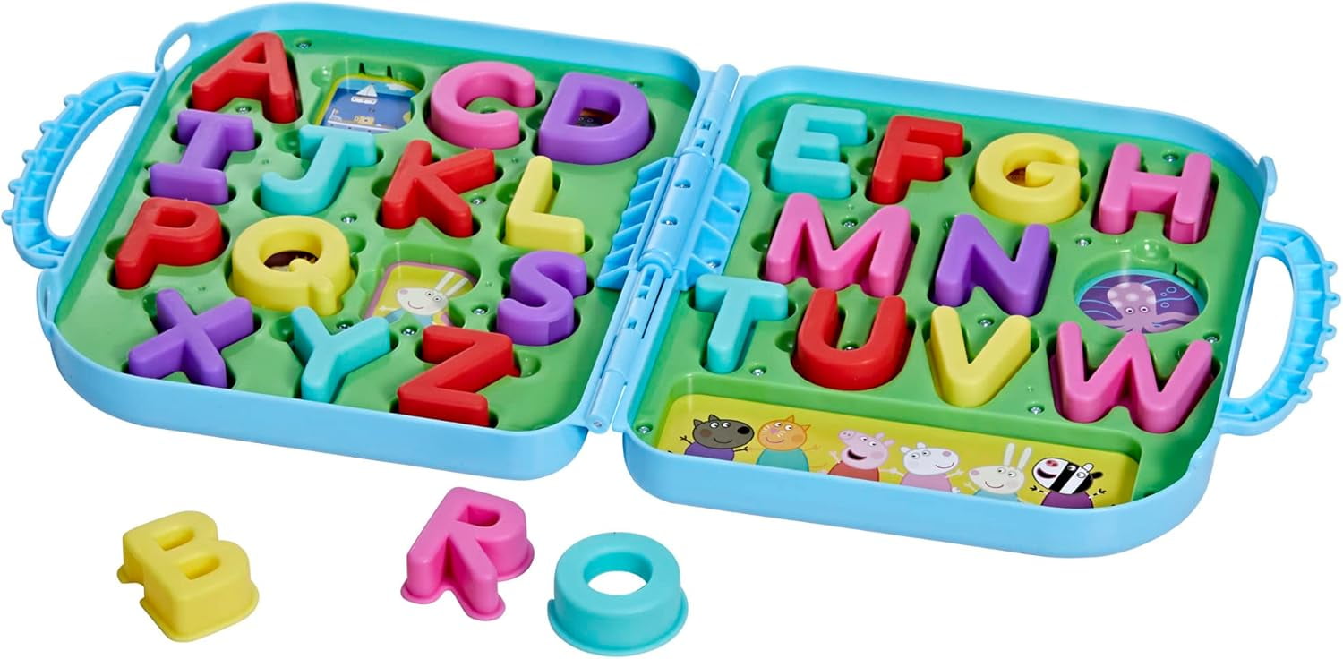 Peppa’s Alphabet Case, ABC Learning Toys, Puzzle Preschool Games for ...
