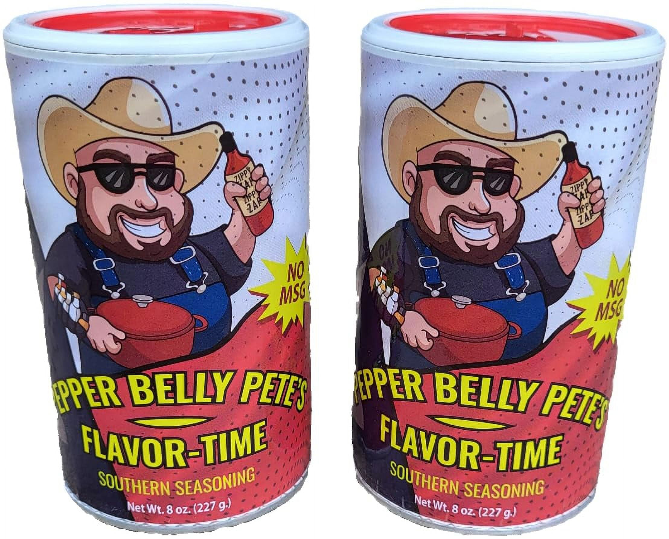 Pepper Belly Pete’s Flavor-Time BCF26 Southern Seasoning, 8 oz - 2 pack ...