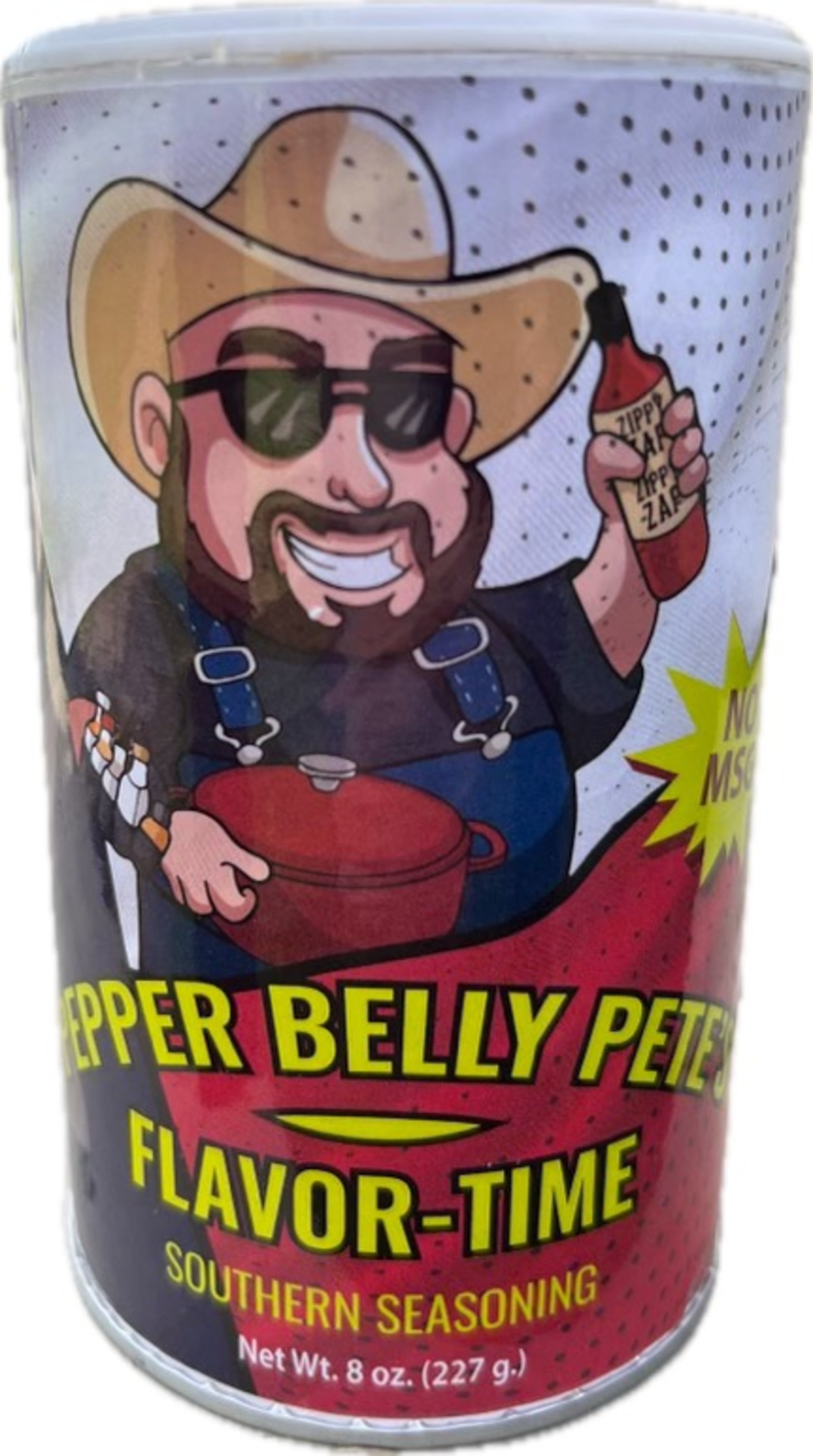 Pepper Belly Pete's Flavor-Time Southern Seasoning - 8 oz, No MSG ...