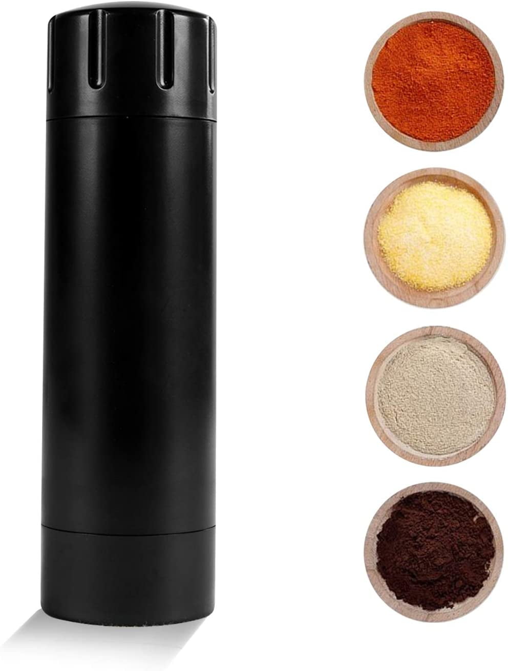 Pepper Cannon,Salt and Pepper Grinder Adjustable Coarse and Fine Multi ...