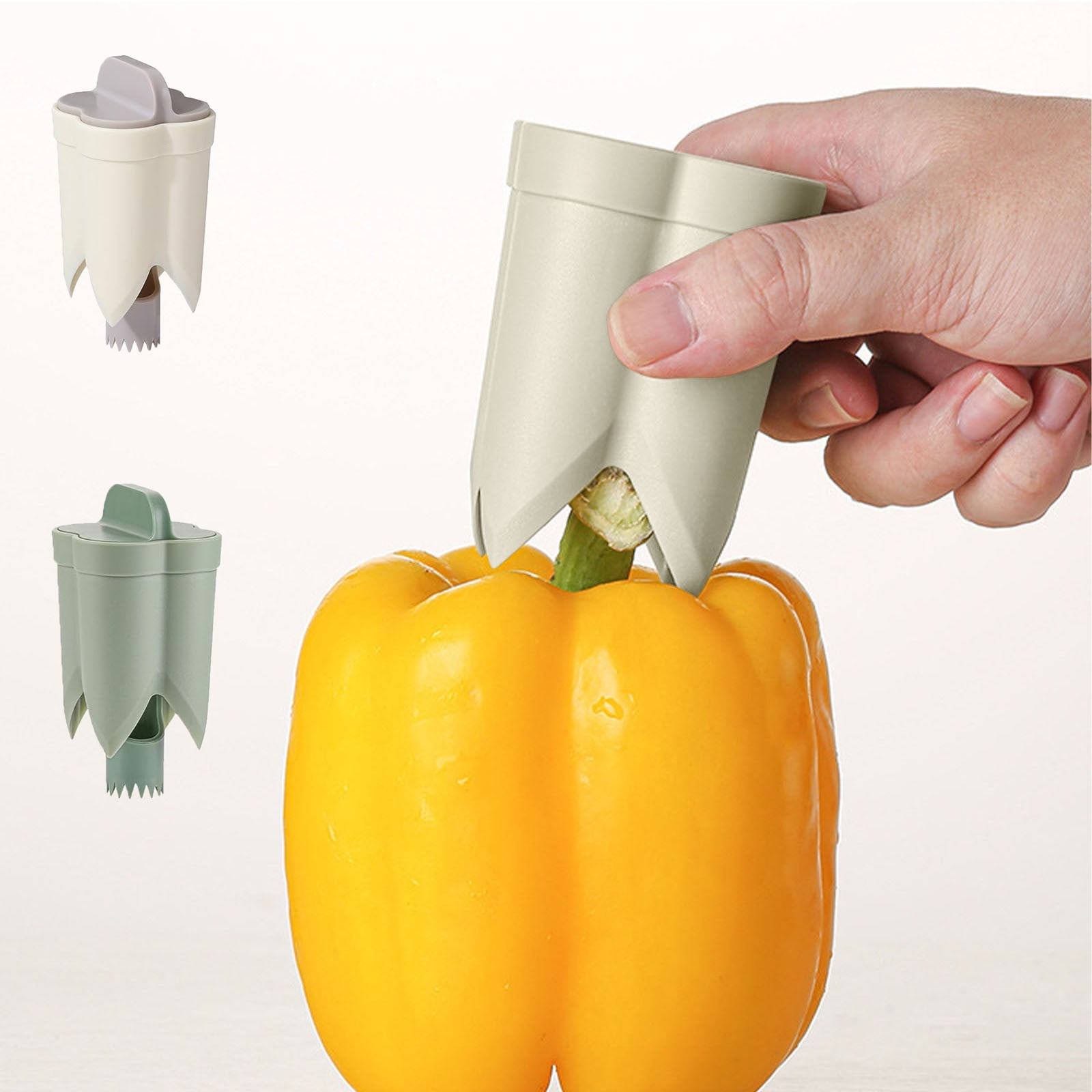 Pepper Corer Deseeder Tool,Stainless Steel Construction,Effortless Core ...