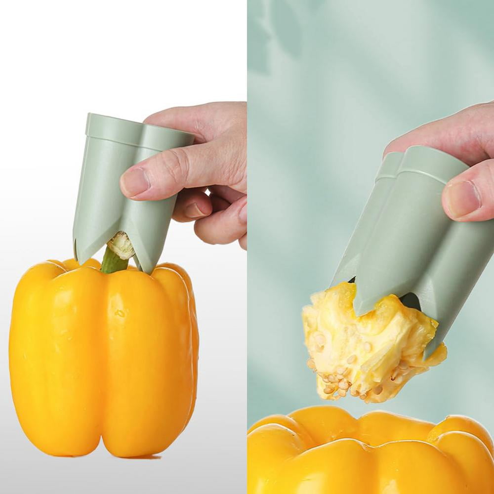 Pepper Corer Jalapeno Green Pepper Corer for BBQ 2 in 1 Bell Peppers ...