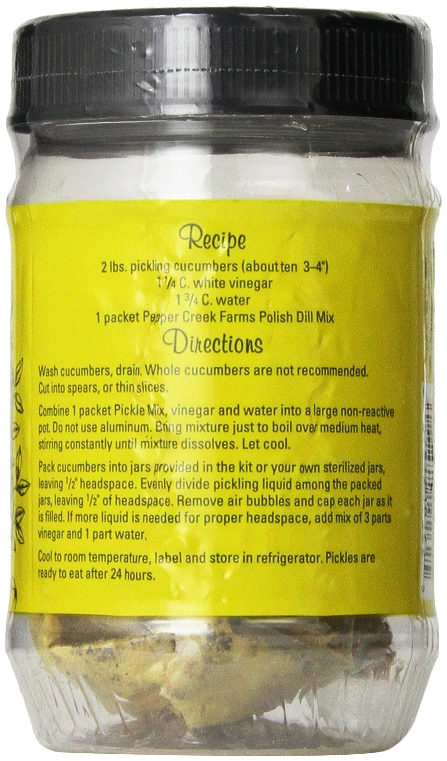 Pepper Creek Farms Dill Pickle Mix, Polish, 2 Ounce H2FSD - Walmart.com
