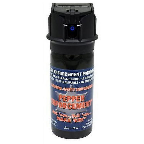 Pepper Enforcement 2 oz. Cone Fog Police Strength 10% OC Flip Top Spray ...