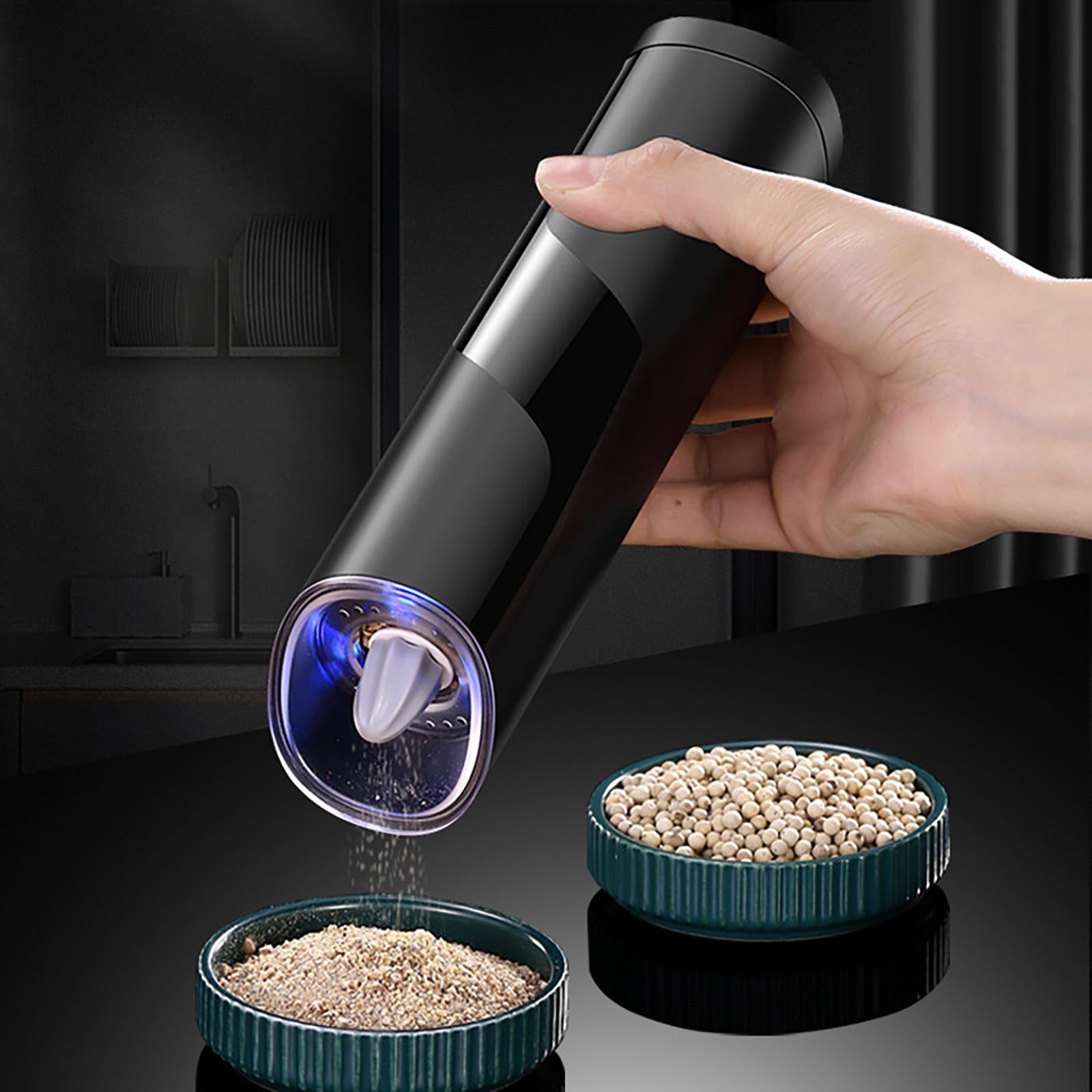 Pepper Grinder Electric Adjustable Coarseness | Battery Powered ...