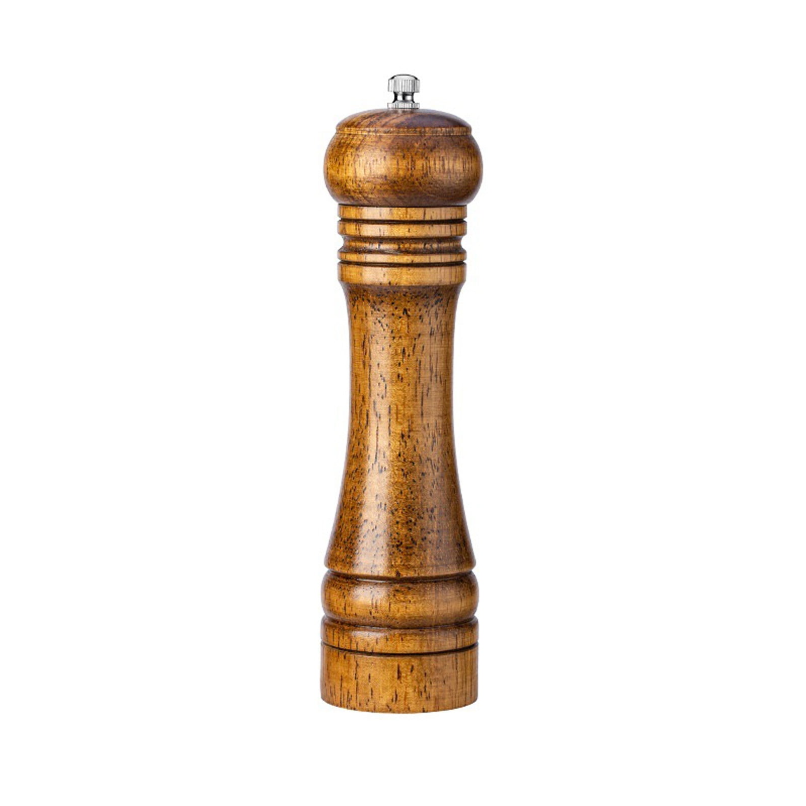 Pepper Grinder | Natural Rubber Wood | Ceramic Core | Adjustable ...