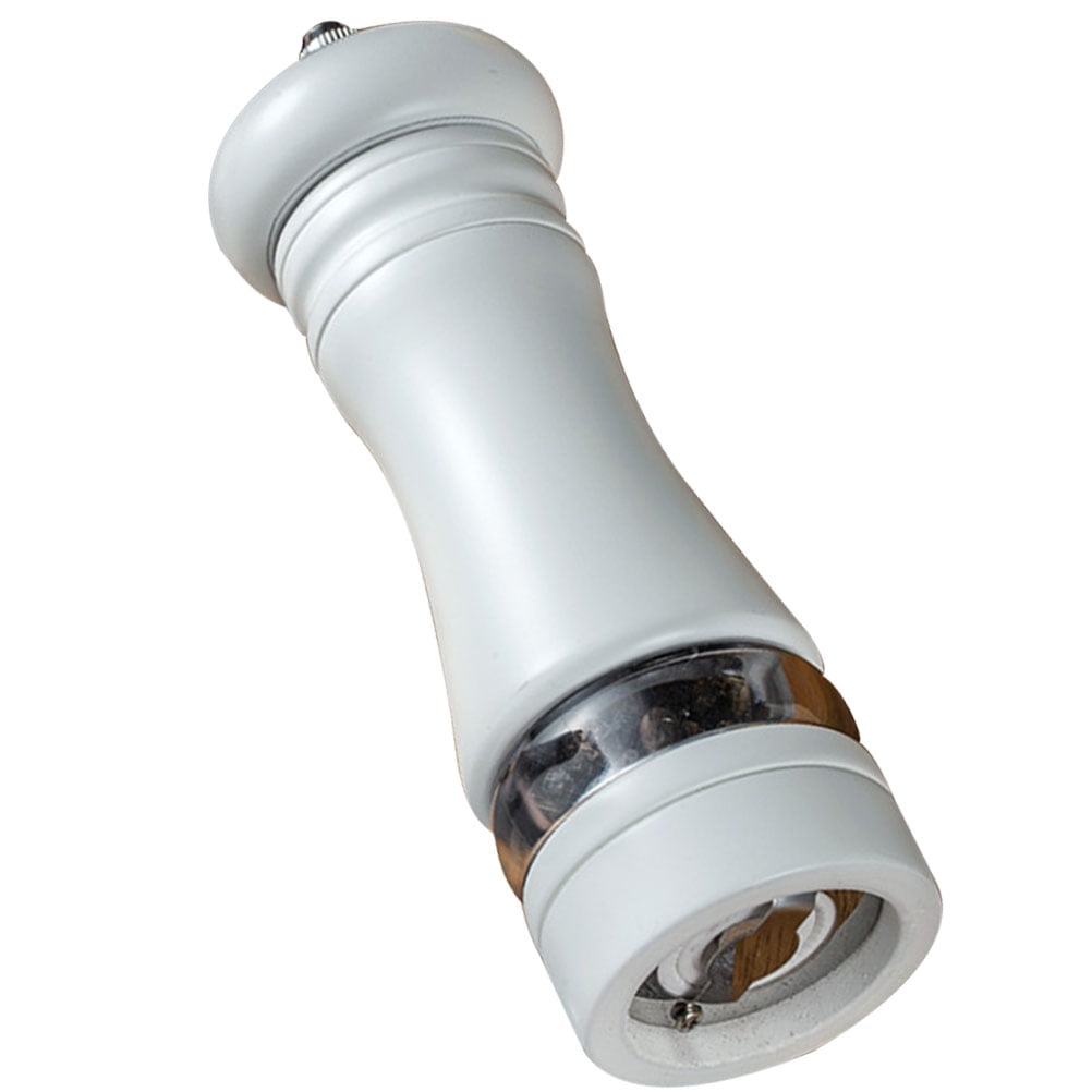 Manual Grinder with Visible Transparent Design 1 Set Wooden Spice ...