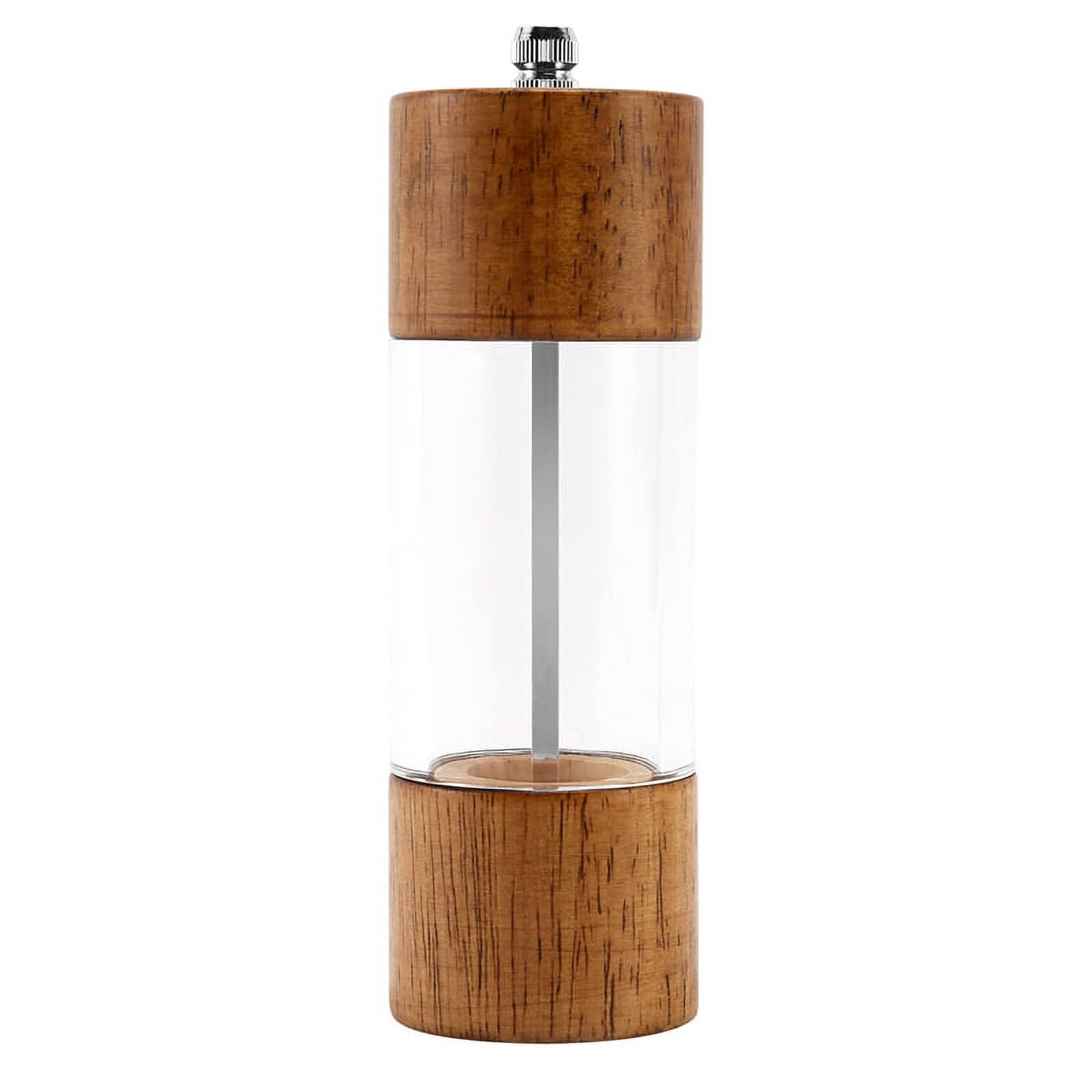 Pepper Grinder Transparent Pepper Mill Salt Grinding Ceramic Core ...