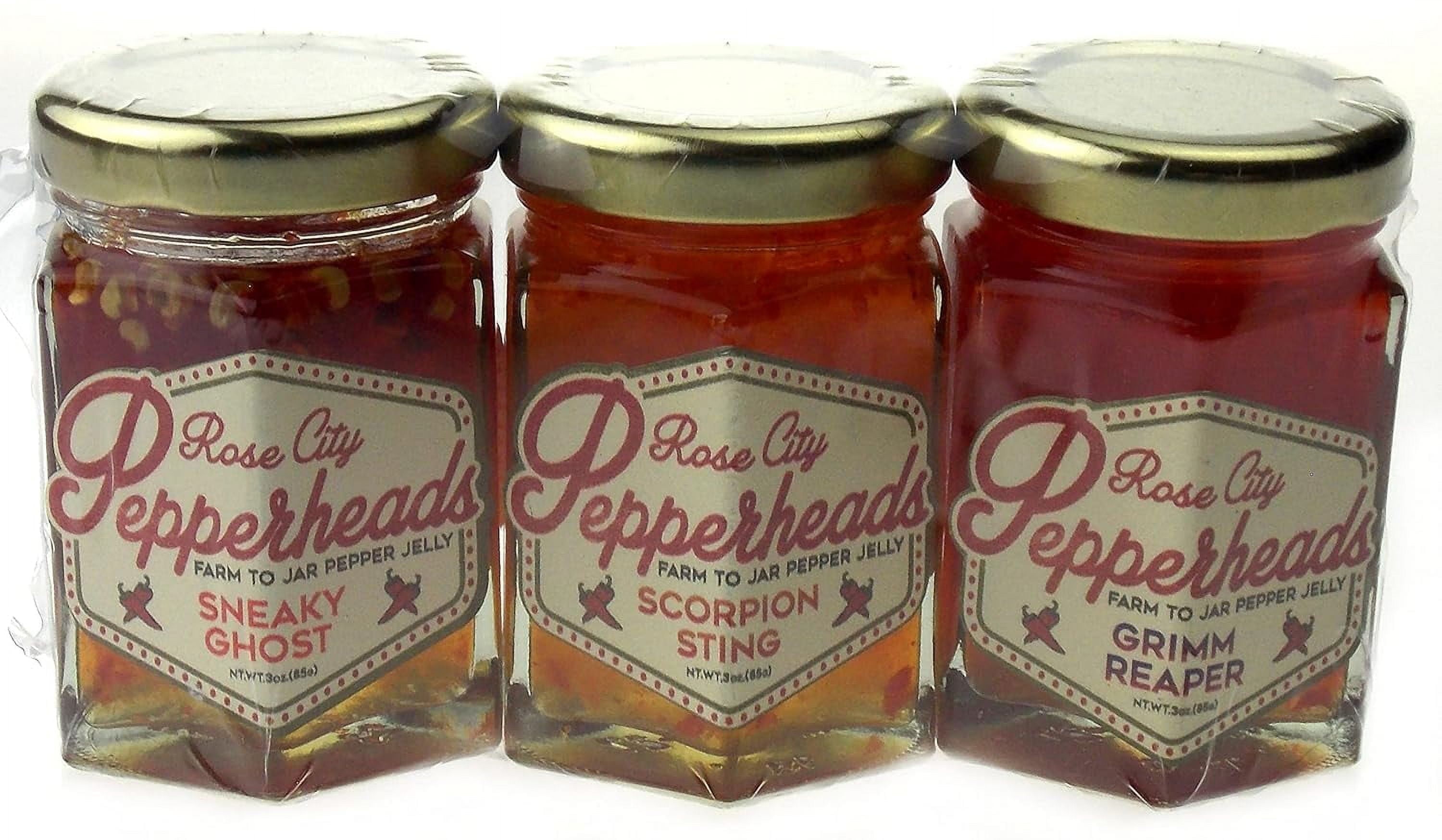 Pepper Jelly Mini Triple Threat Trio Pack - Sneaky Ghost Jelly ...