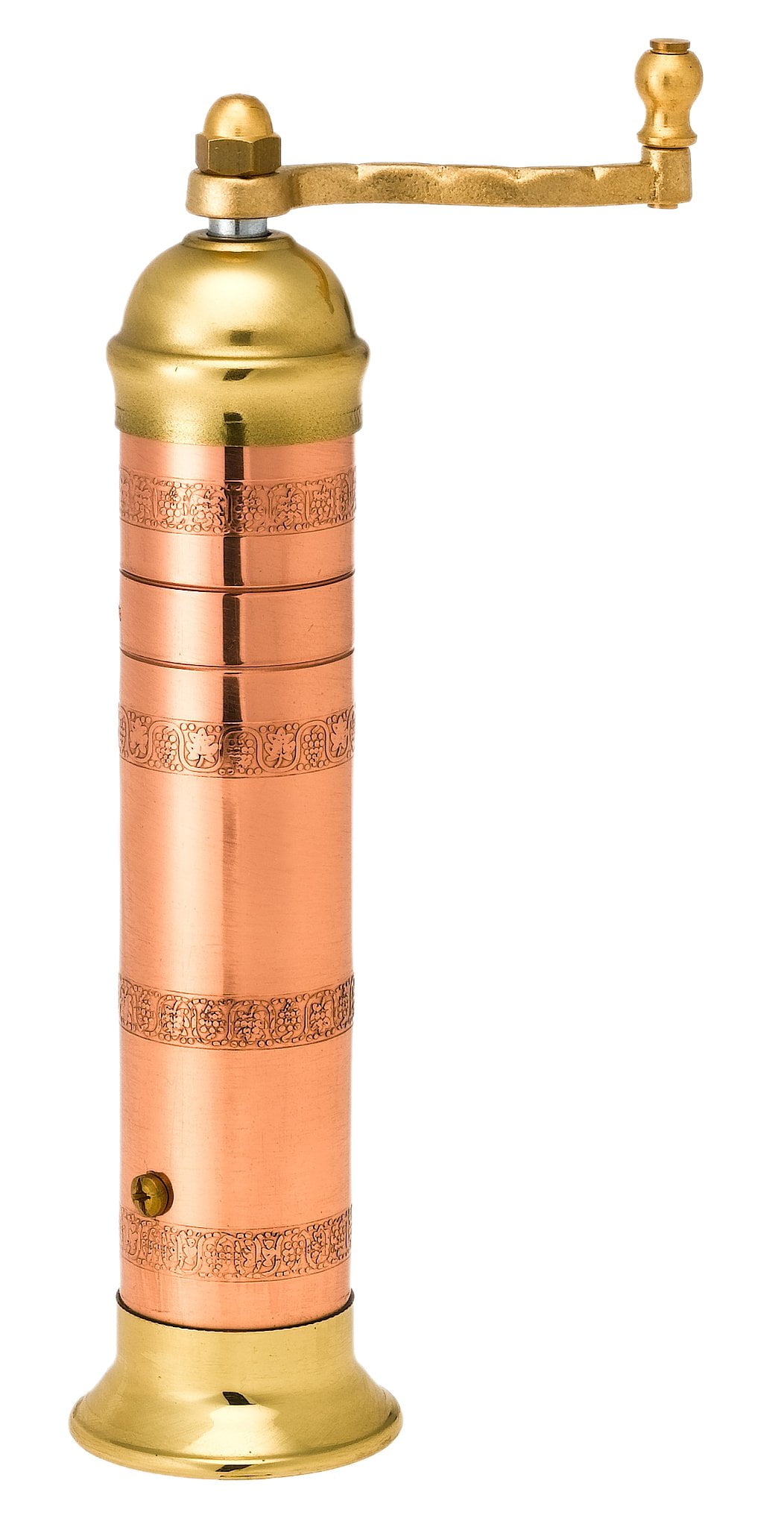 Pepper Mill Imports Atlas Pepper Mill, Copper/Brass 9" C101 - Walmart.com