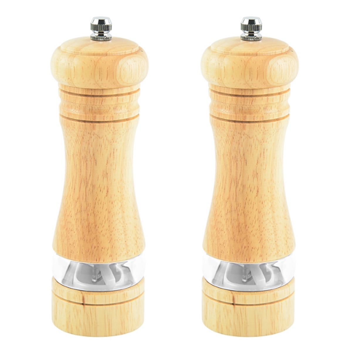 Laklulu Pepper Mill, Wooden Salt and Pepper Mill Set, Classic Manual ...